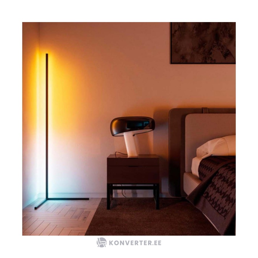 Black led floor lamp throne (inoleds) intact - Konverter Sisustuskeskus