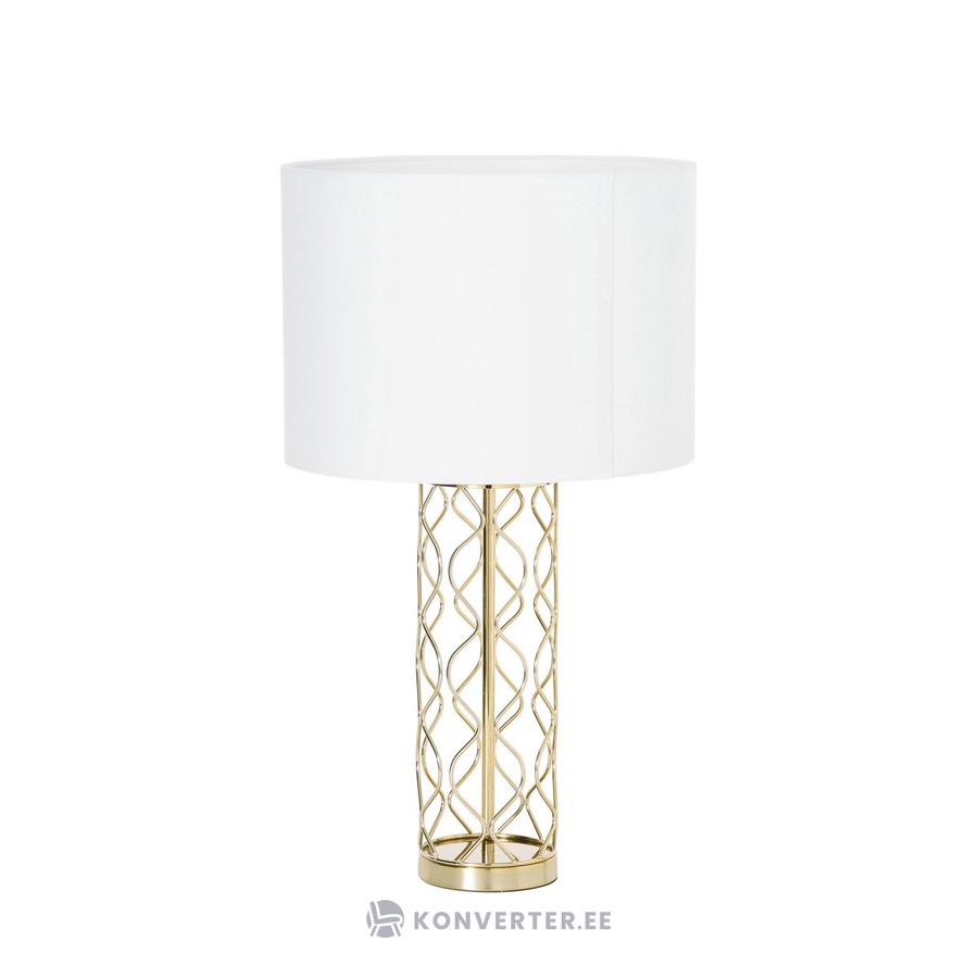 Valge-Kuldne Laualamp Adelaide (Anderson) - Konverter Sisustuskeskus